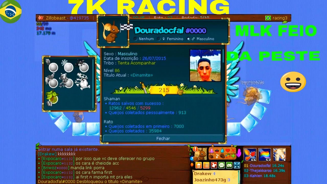 Transformice - Douradocfal 7K Racing FIRST Gameplay #21 - YouTube