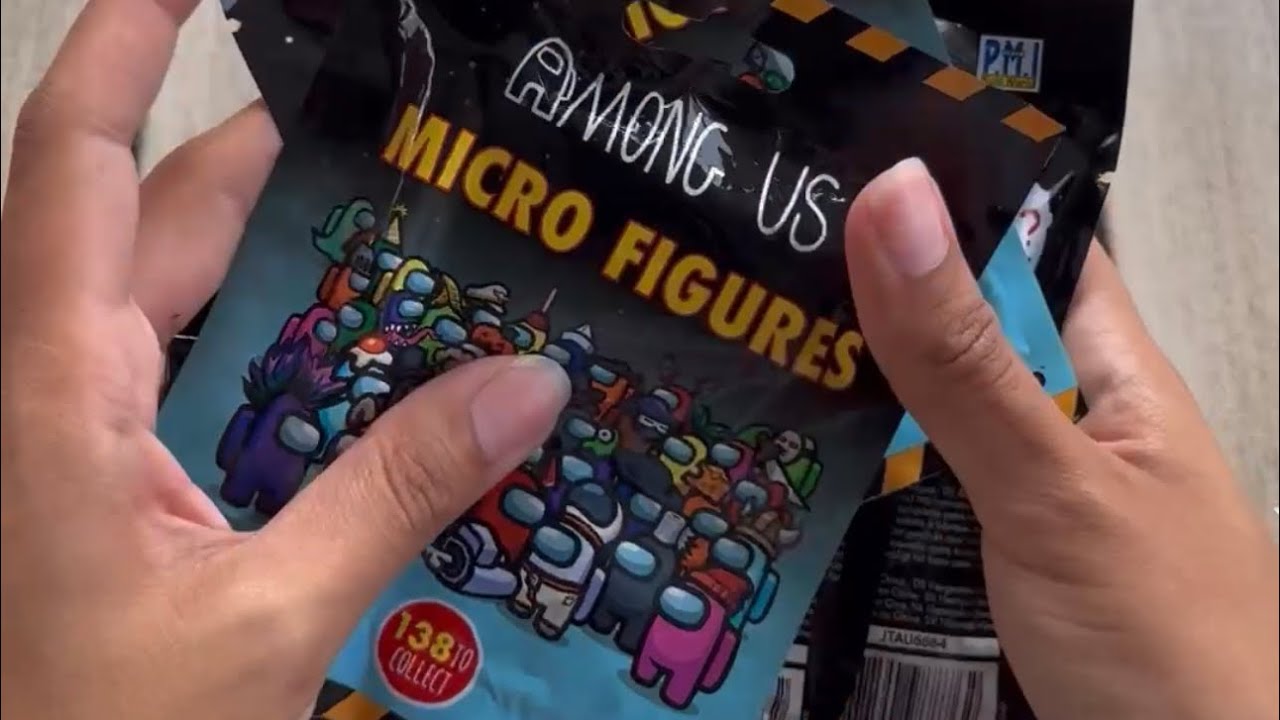 Among Us Toy Unboxing 🔊 Silent ASMR | Blind Bag Micro Figures Reveal ...