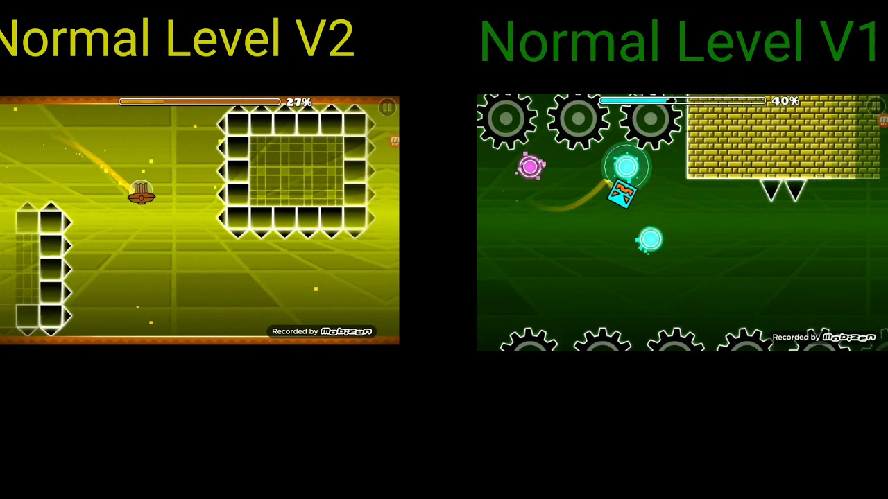 Normal Level VS Normal Level V2 Side By Side - YouTube