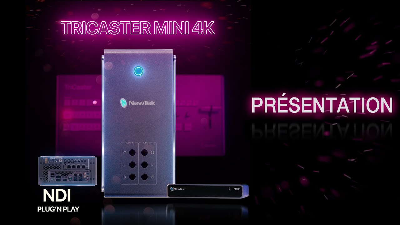 NEWTEK TRICASTER MINI 4K - PRÉSENTATION - YouTube