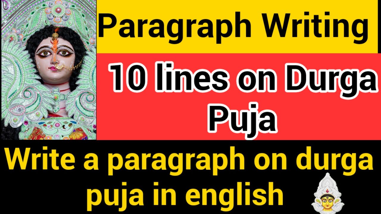 Durga Puja || Paragraph On Durga puja In English || #durgapujaparagraph ...