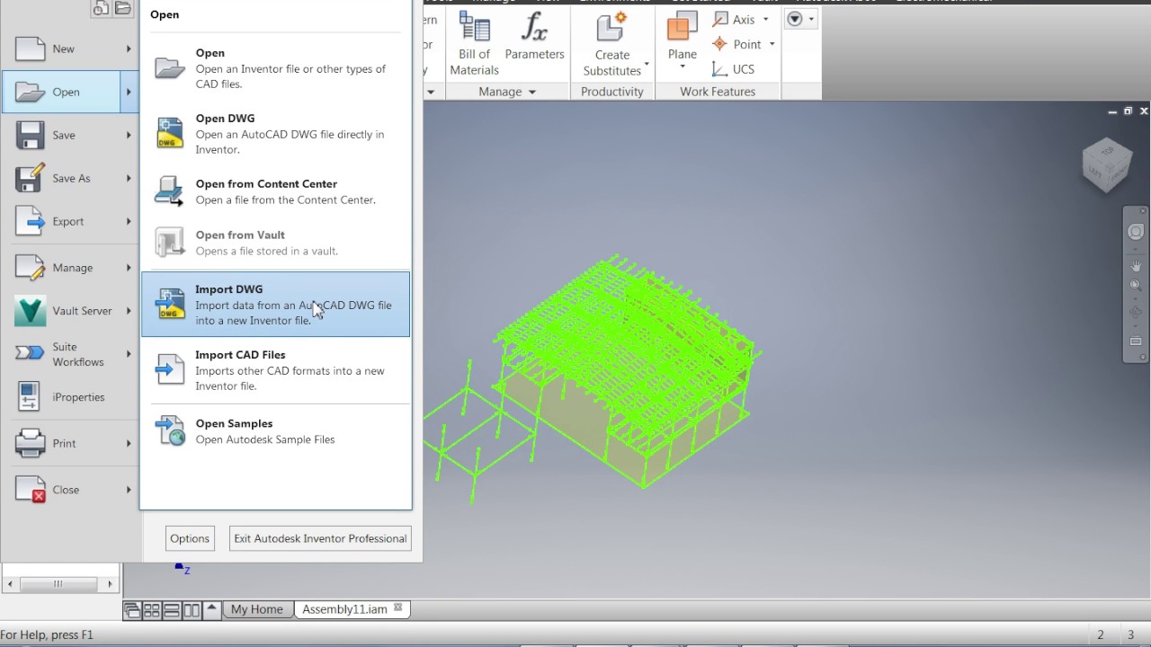 Inventor dimensionering 10 Revit till inventor - YouTube