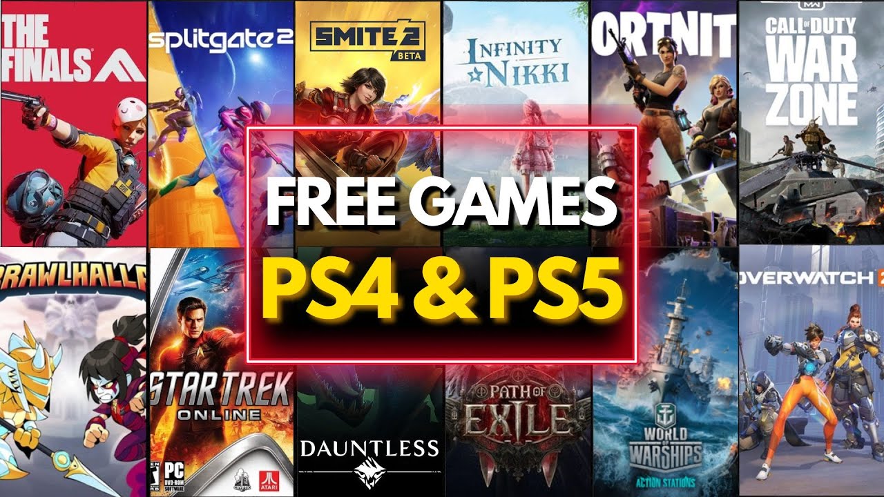 Top 50 Best FREE PS4 & PS5 Games You Must Play in 2024 🎮🆓 - YouTube