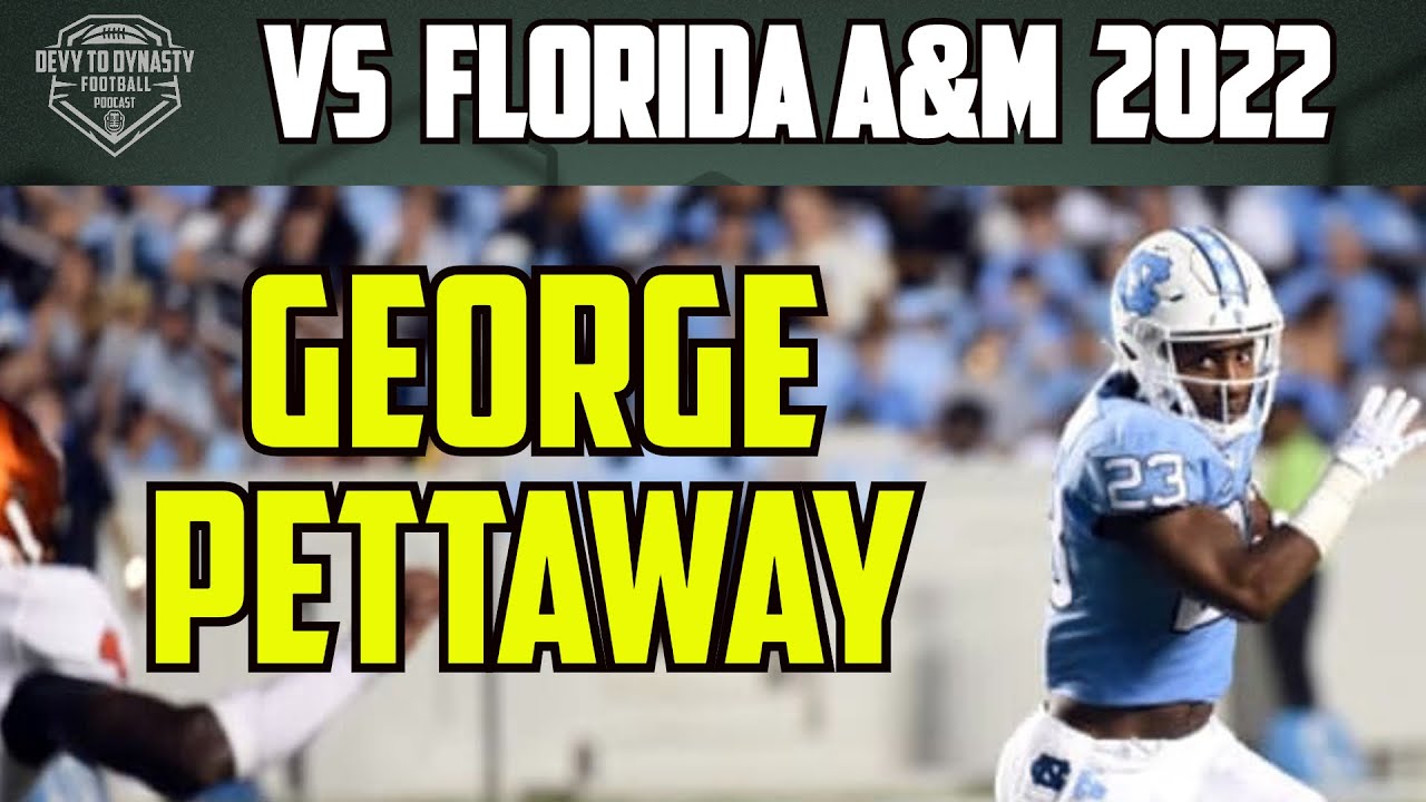 UNC RB George Pettaway FIRST GAME vs Florida A&M 2022 - YouTube