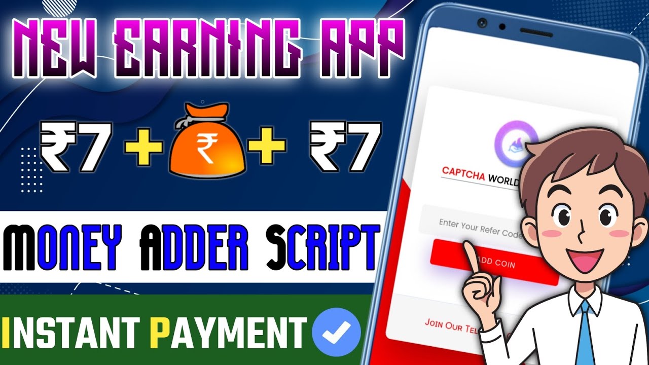 New Earning App With Unlimited Coin Adder Script Instant Payment ️ Youtube