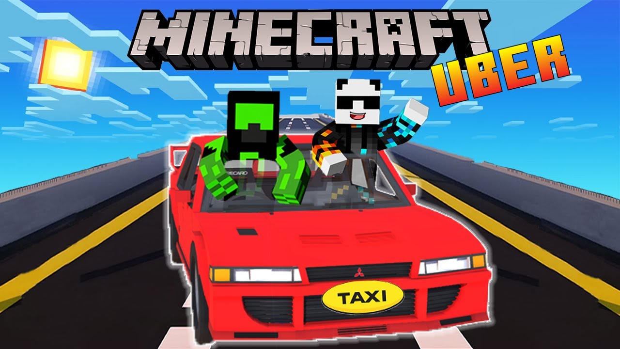 Minecraft ΑΛΛΑ γίναμε Taxi - Drivers !! - YouTube