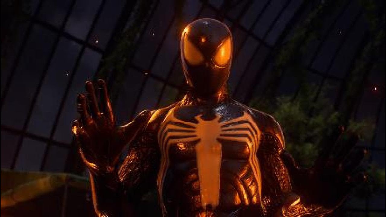 Marvel spiderman 2 spiderman gets the symbiote suit for the first time ...