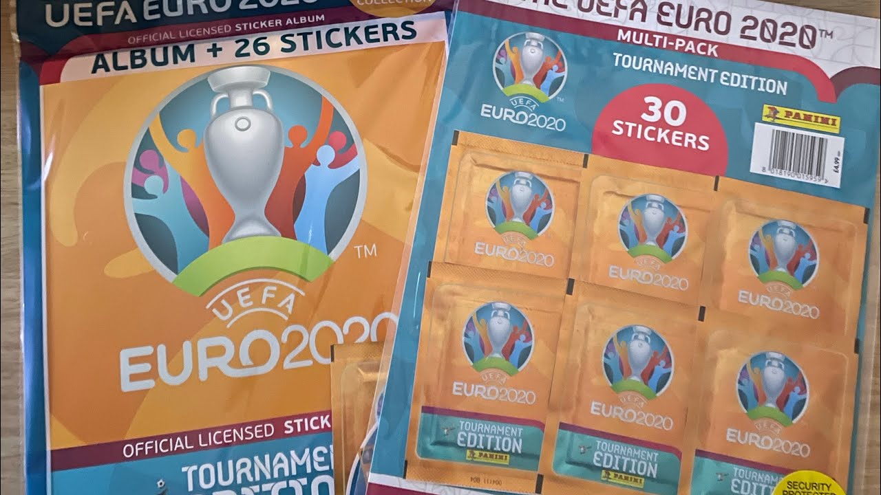 Panini EURO 2020 Sticker book! Pack openings! - YouTube