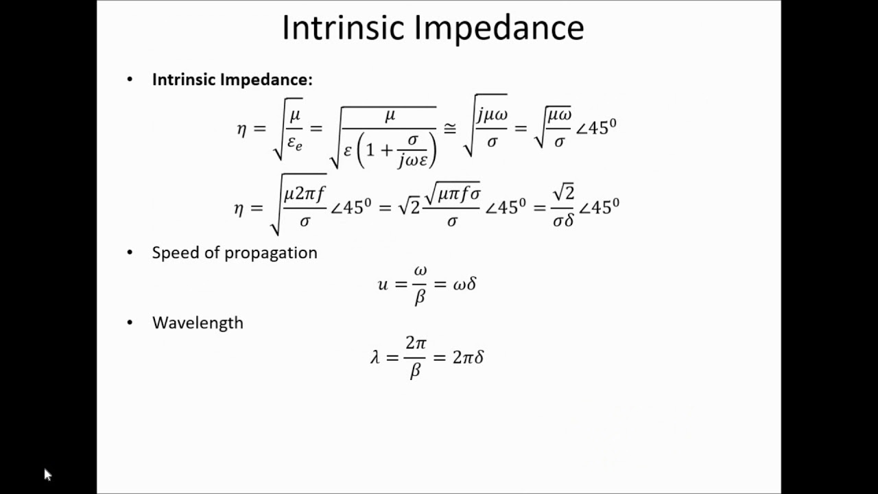 Plane wave in good conductor - YouTube
