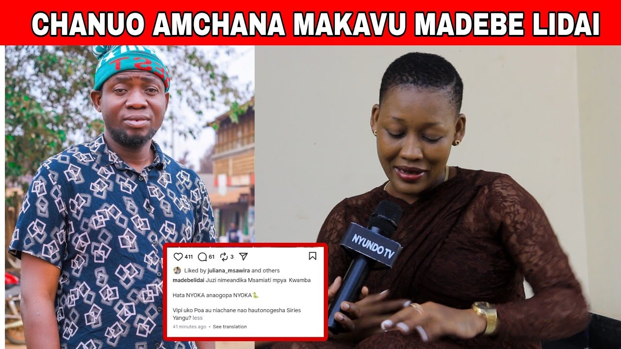 CHANUO ageuka mbogo baada ya kupostiwa na MADEBE LIDAI achafukwa - YouTube