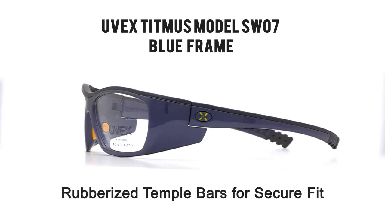 RX Safety: Titmus Uvex SW07 in Blue. - YouTube