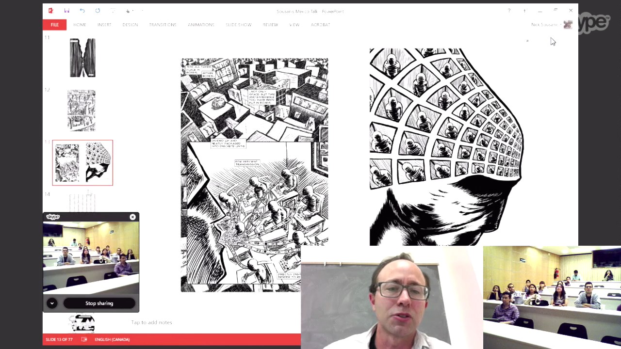 Nick Sousanis presentará Unflattening - YouTube