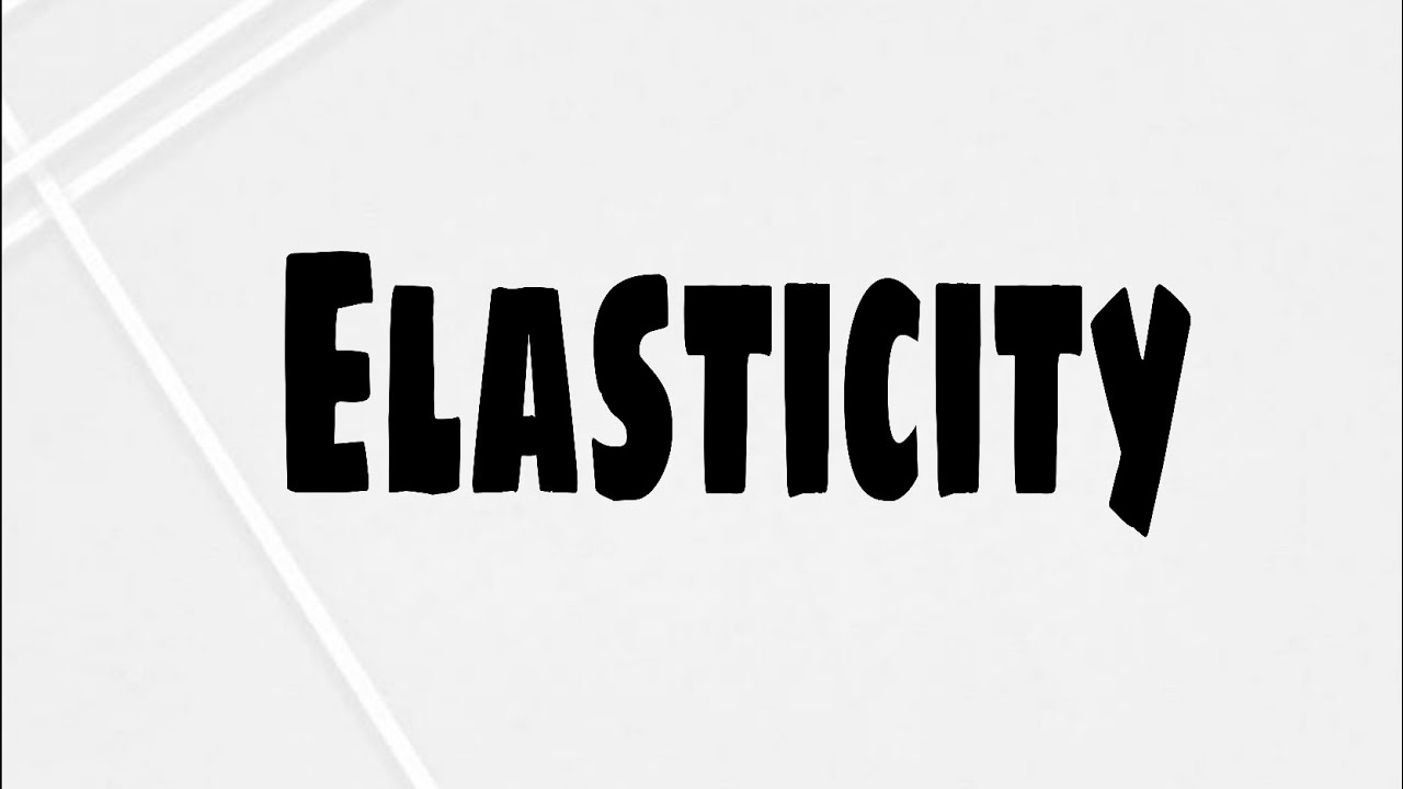 Elasticity [ solving problems] part 5 - YouTube