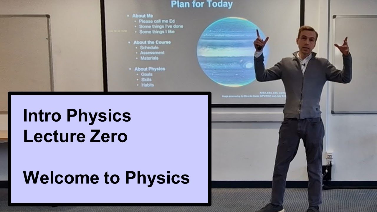 Intro Physics Lecture Zero - YouTube