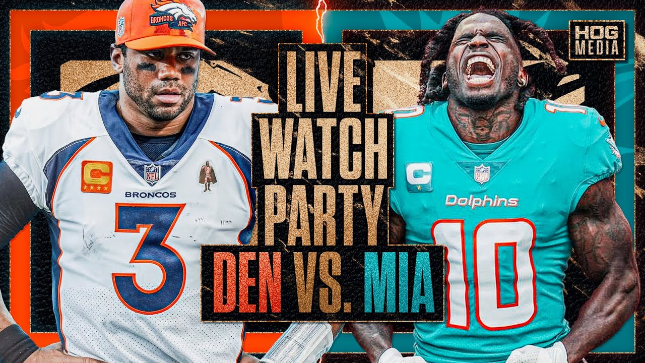 Miami Dolphins vs Denver Broncos Live play by play. Tua Time! Lets gooo ...