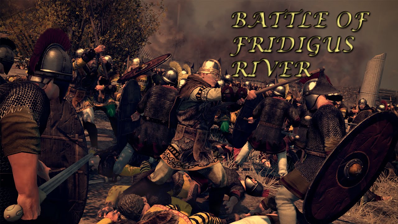 Total War Attila (PT/Br) - Batalha Histórica Frigidus River..#60fps ...