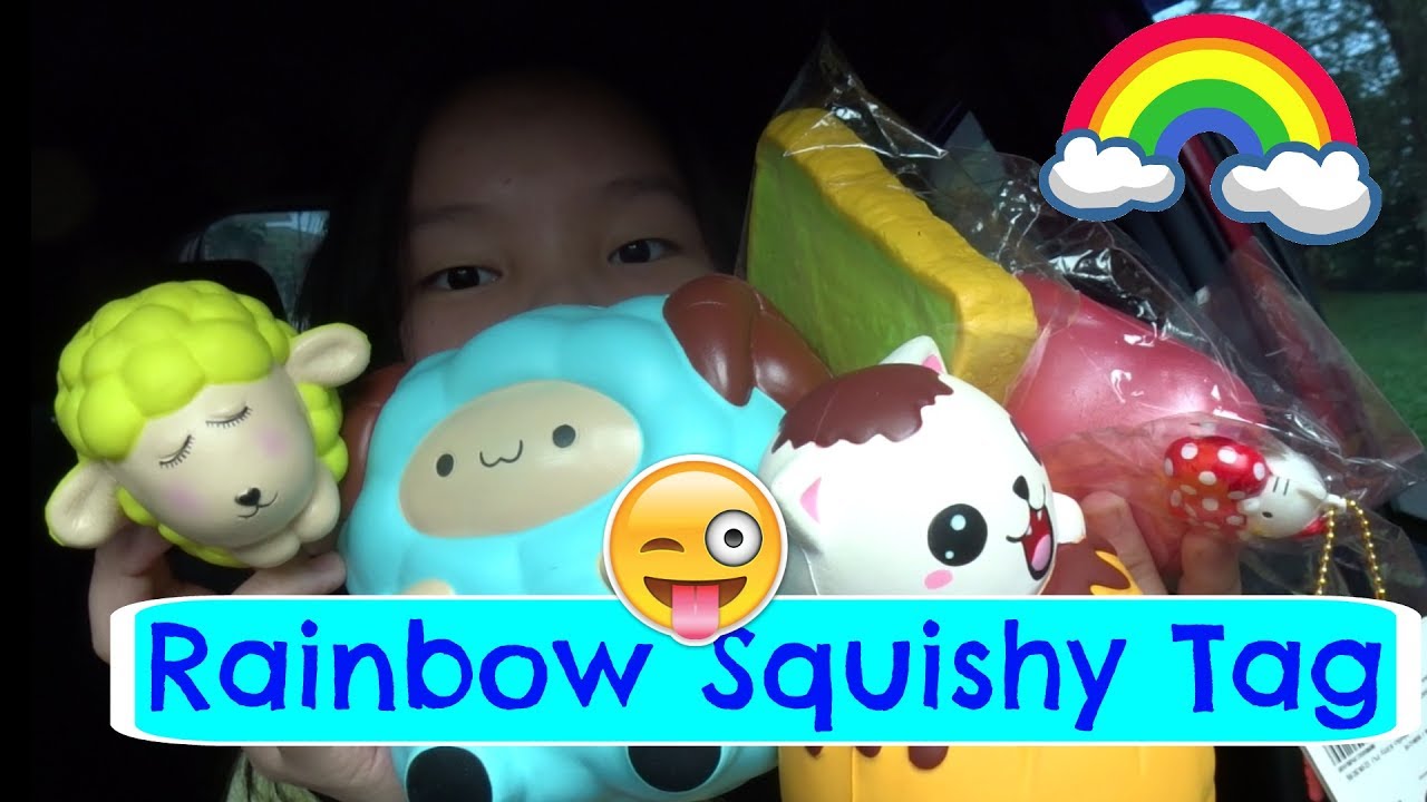 Rainbow Squishy Tag 🌈 - YouTube