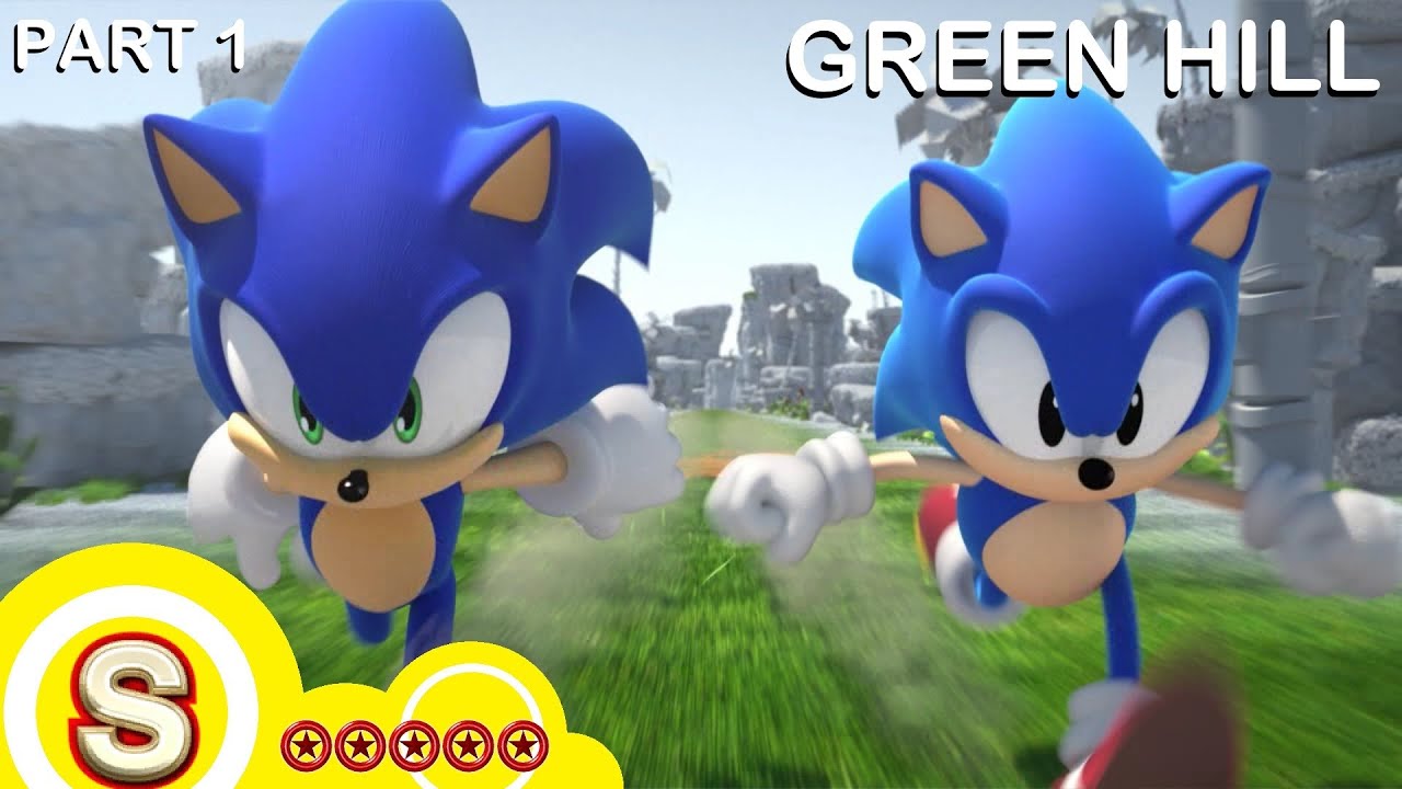 Sonic Generations Walkthrough | Green Hill | Act 1 & 2 | S-Rank | All ...