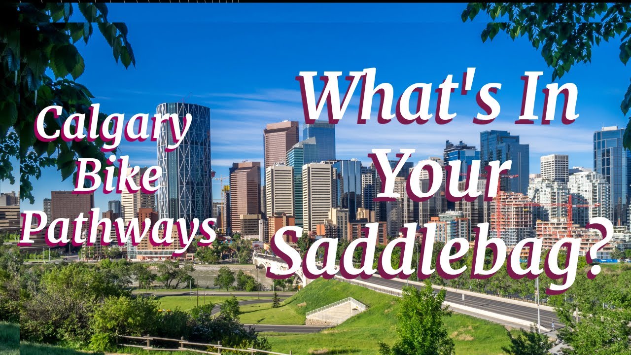 Calgary Bike Pathways: What's in your bicyle saddlebag? - YouTube