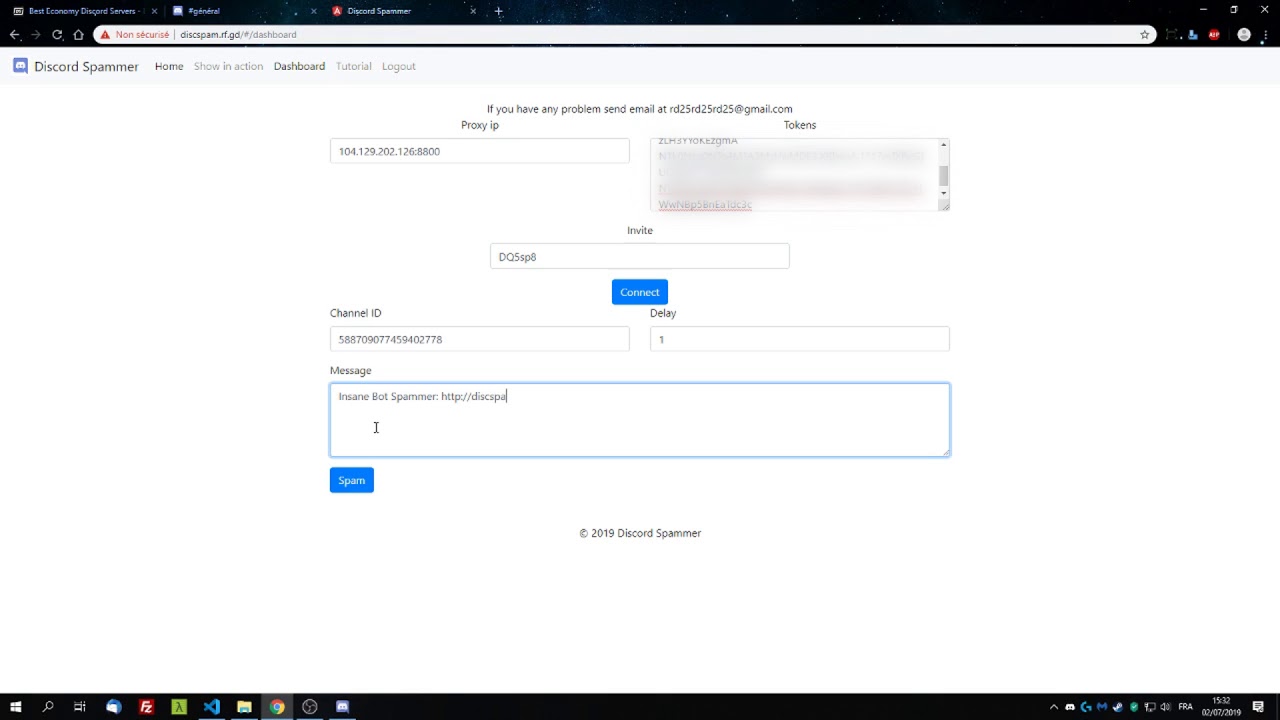 New Best Discord Spammer Bot - YouTube