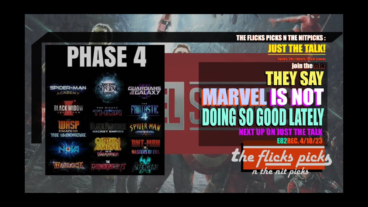 They Say #Marvel Is Not Doing So Good Lately #ep82 #JustTheTalk - YouTube