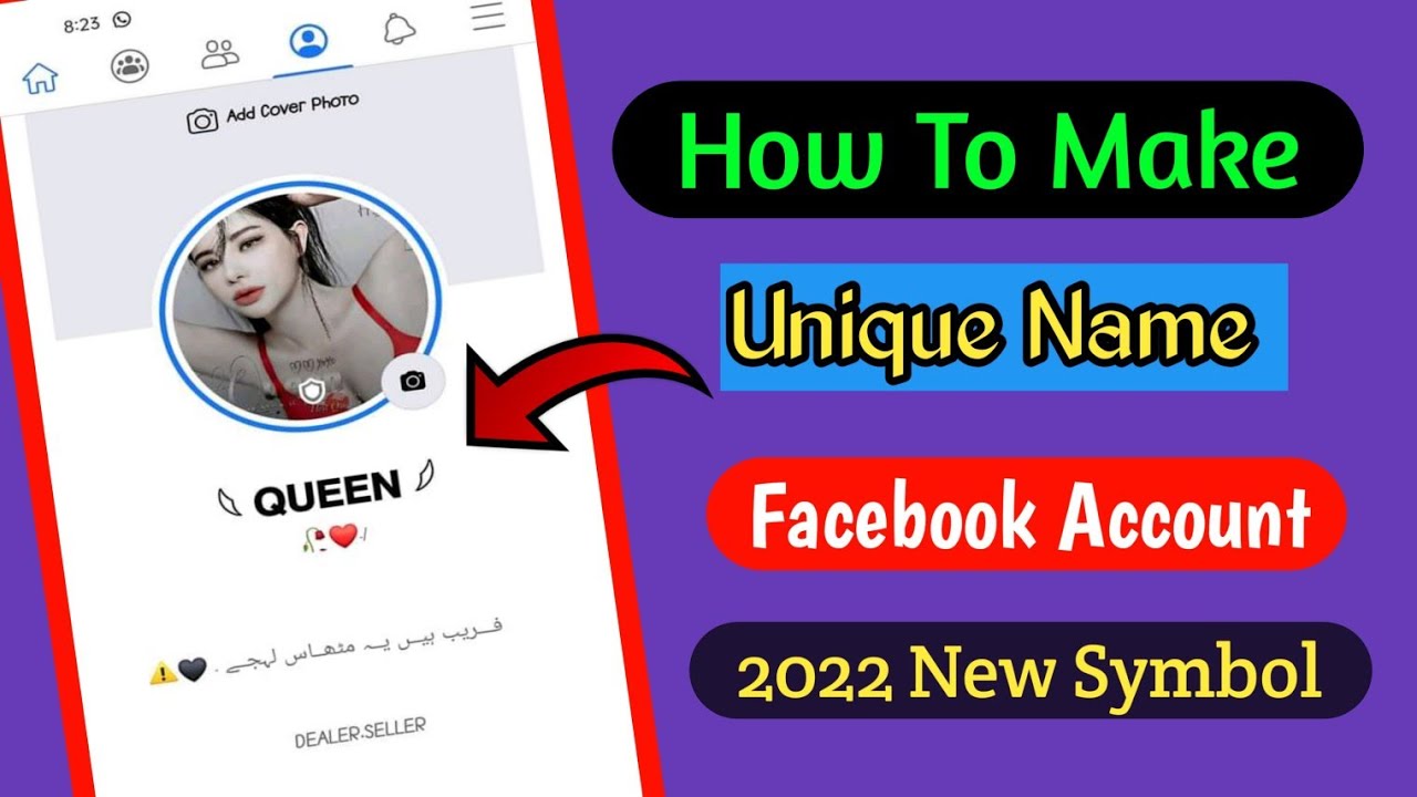 How To Make Unique Name Facebook Account 2022 || Make Unique Name ...