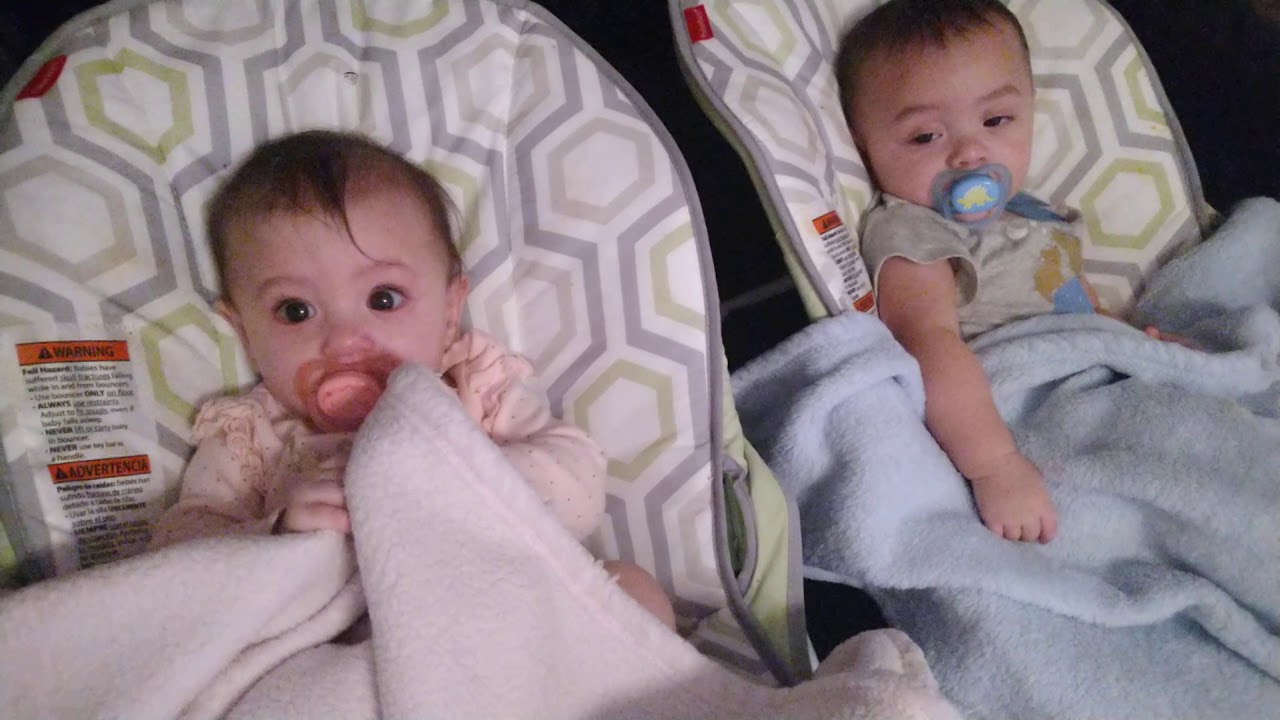 Twin babies not feeling well.. - YouTube