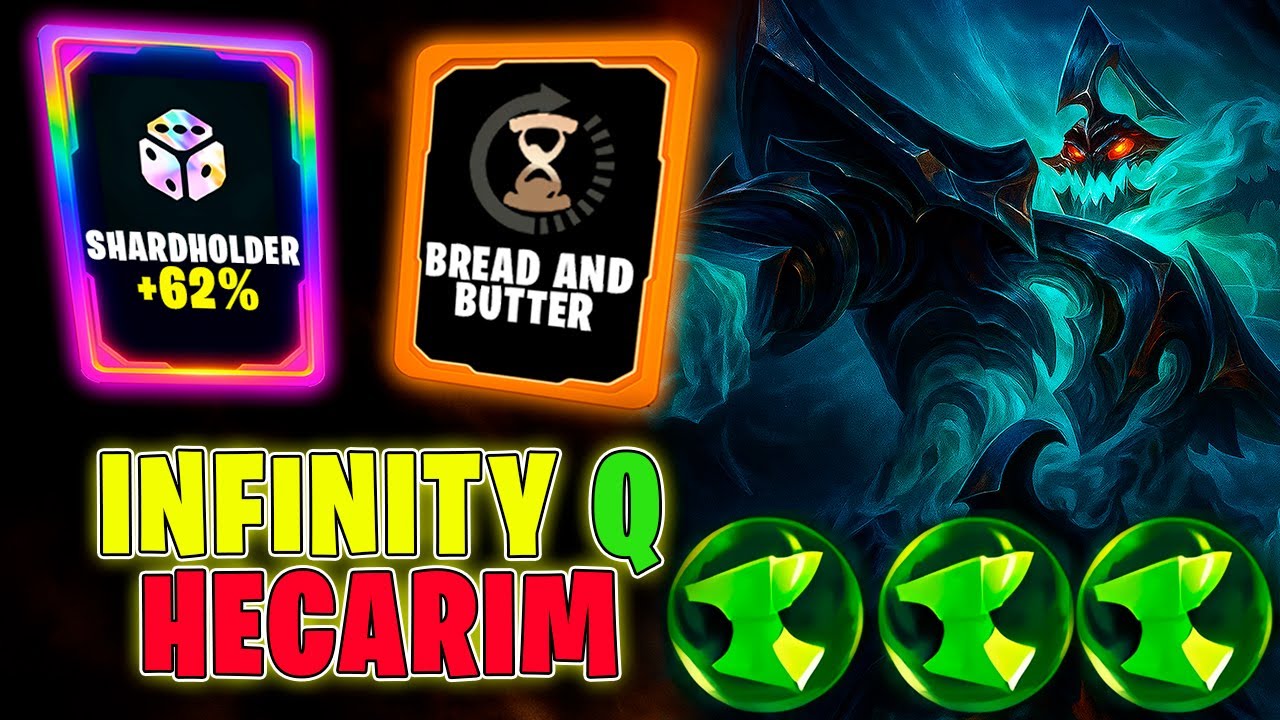 Infinity Q Hecarim in Arena Unkillable Build With Crazy Healing and ...