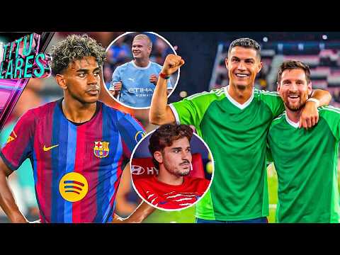 Yamal quedó fuera | Messi y CR7 juntos en el mismo equipo | Julián a la banca, Atleti cae