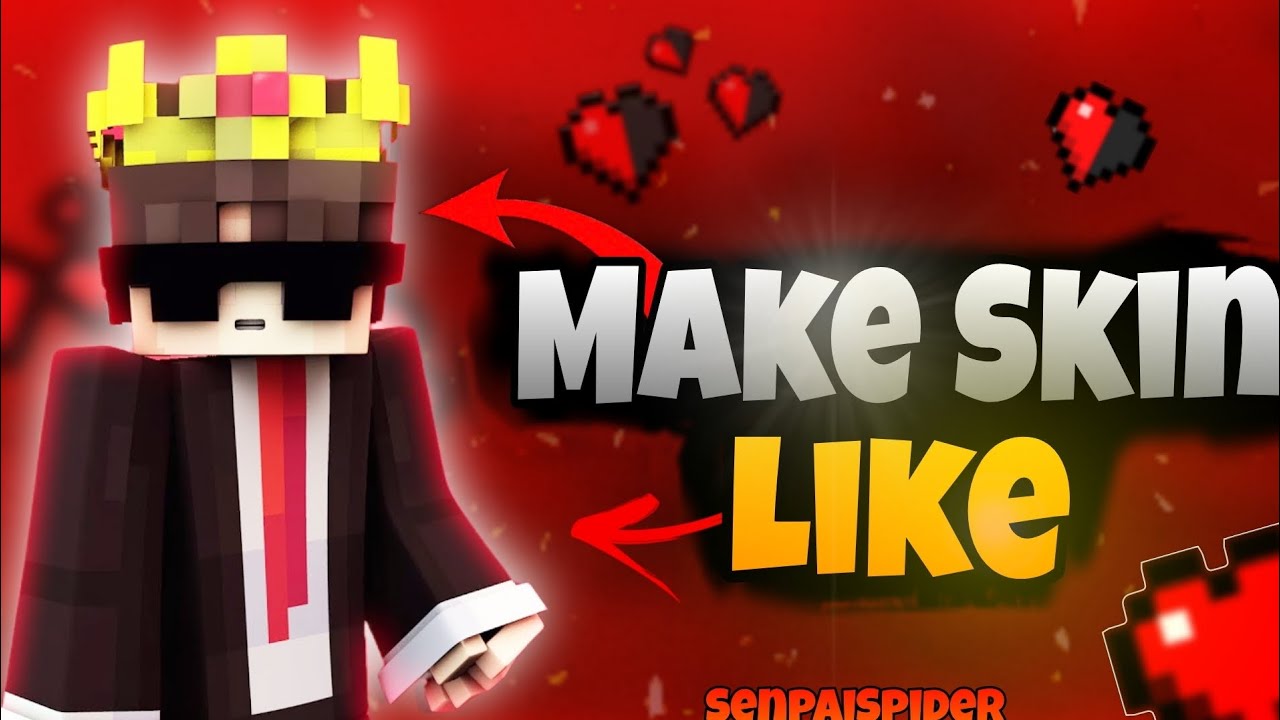 How To Make Minecraft Skin Like SenpaiSpider 🥰 | ( No Clickbait) - YouTube
