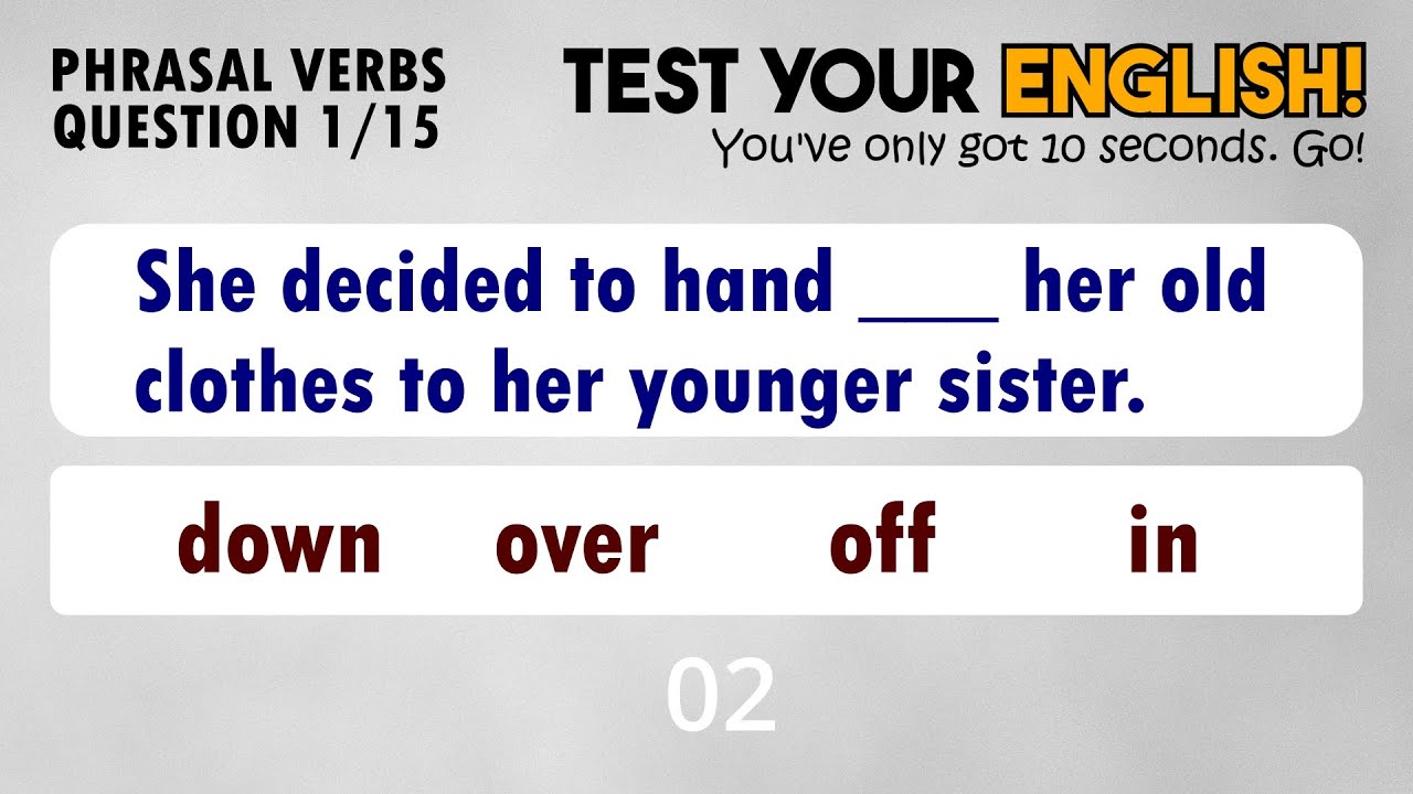 15 English phrasal verb questions EVERY advanced student SHOULD know ...