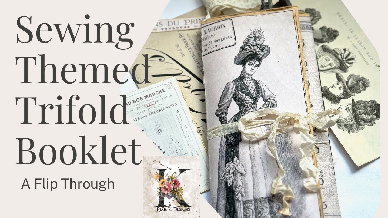 Sewing/Haberdashery themed Trifold Booklet. A @SamPoole design team ...