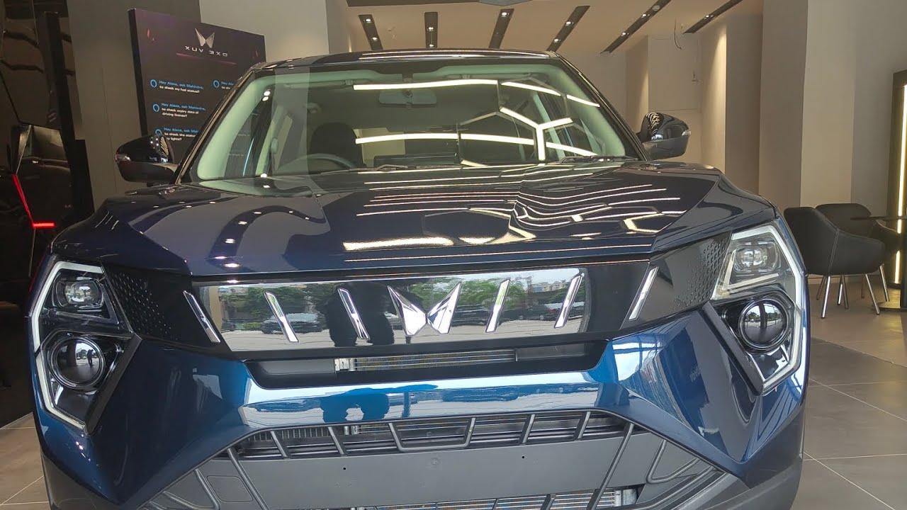 All New Mahindra XUV 3XO. MX3Pro Nebula Blue - YouTube