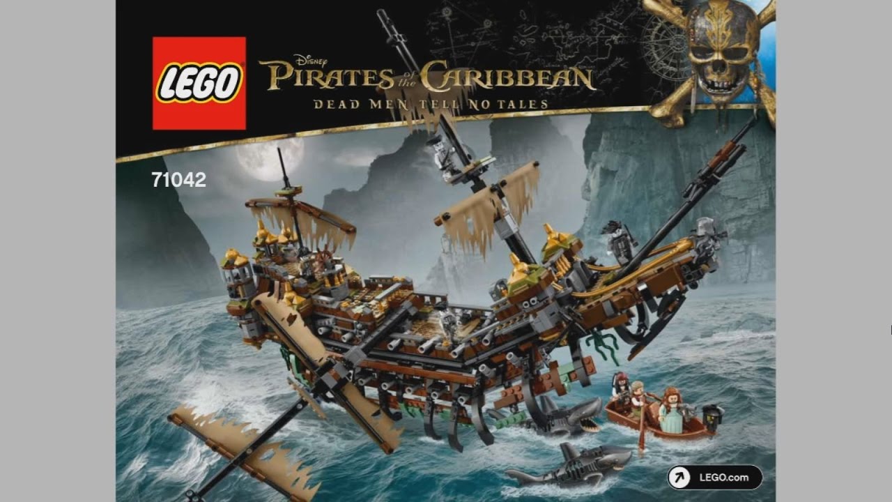 LEGO Pirates of the Caribbean 71042 Silent Mary - instruction timelapse ...