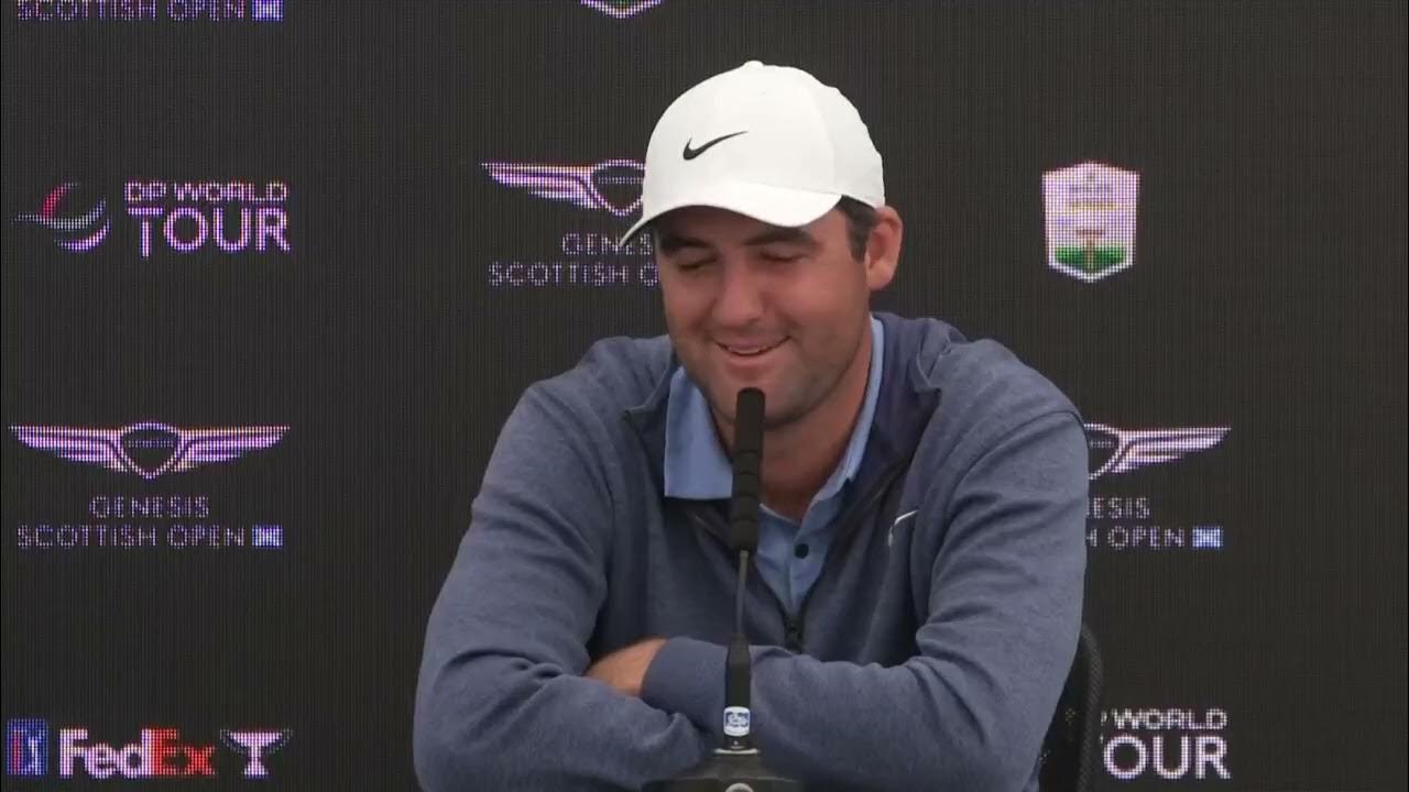 Scottie Scheffler · Press Conference · 2023 Genesis Scottish Open · PGA Tour - YouTube