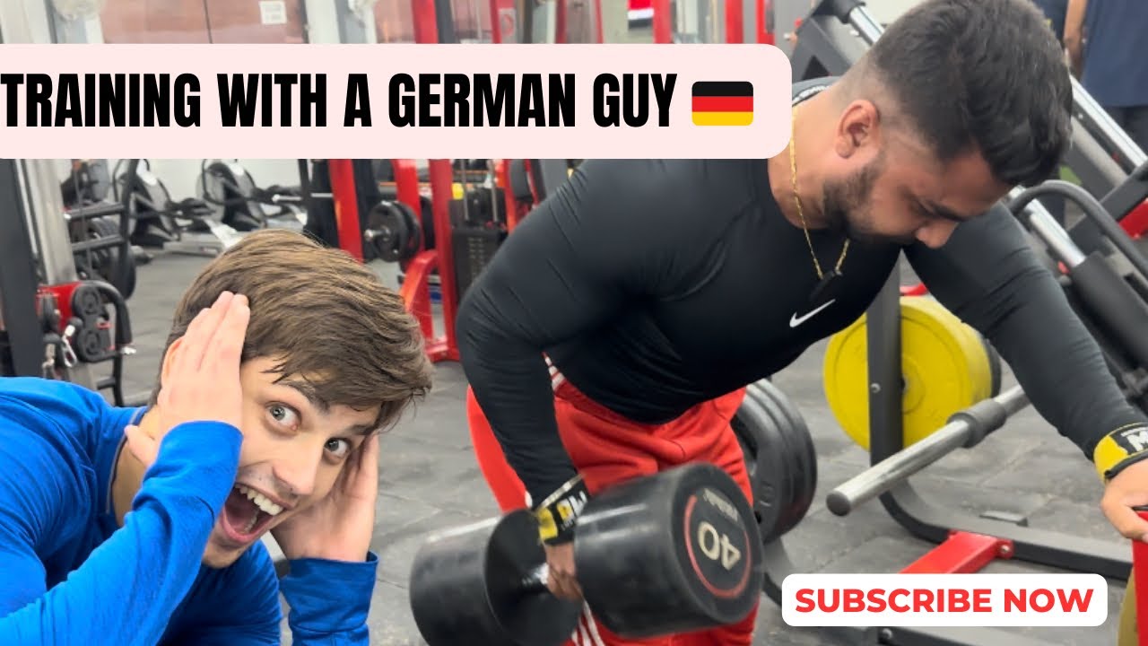 BACK DAY | TRAINING WITH A GERMAN GUY | SHUBH FIT DHINGRA | VLOGS - YouTube