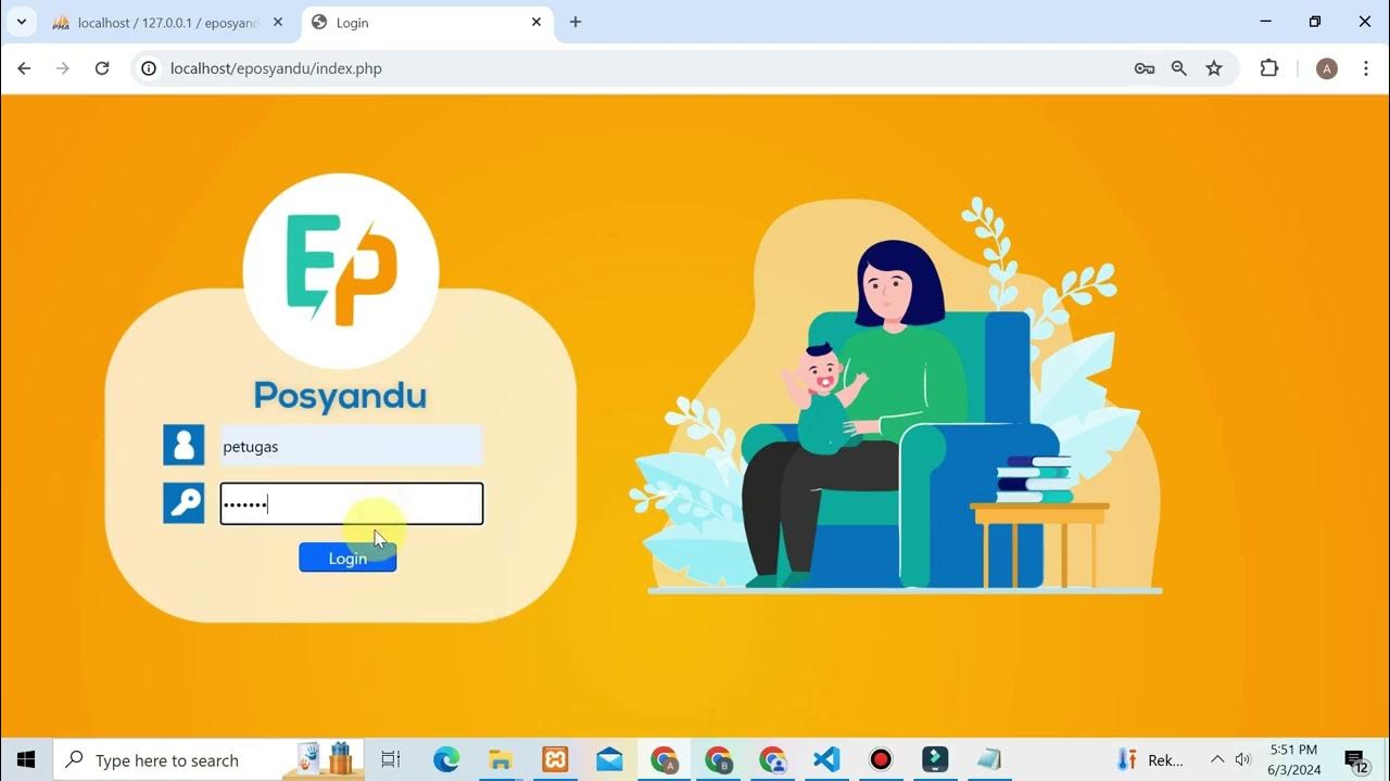 Source Code Aplikasi Sistem Informasi E Posyandu Berbasis Web - YouTube