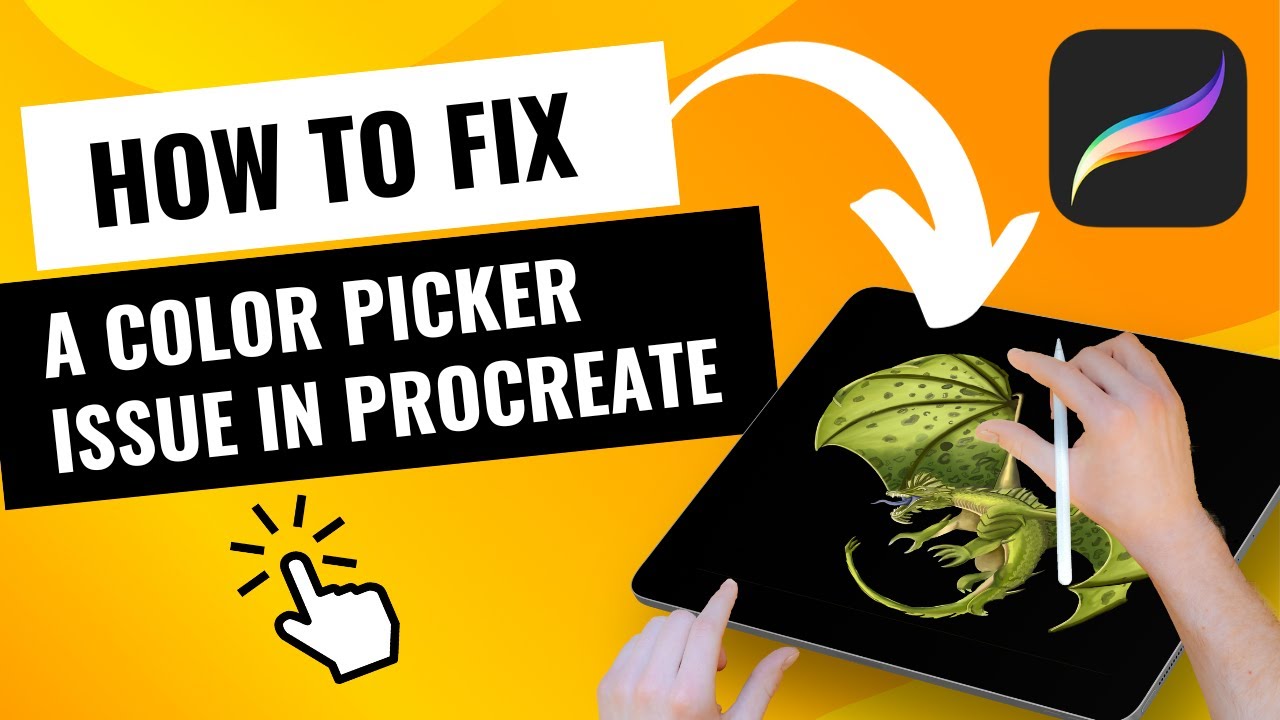 How to Fix a Color Picker Issue in Procreate - YouTube