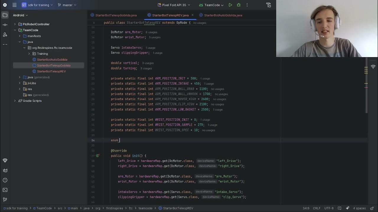 Programming The REV Into The Deep Starter Bot Session 2 - YouTube
