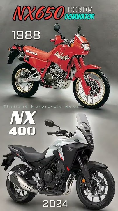 Honda NX400 New2024 ได้รับแรงบันดาลใจจากรุ่นในอดีต⁉️ #Honda #NX650 #Dominator #1988s #NX400 ...
