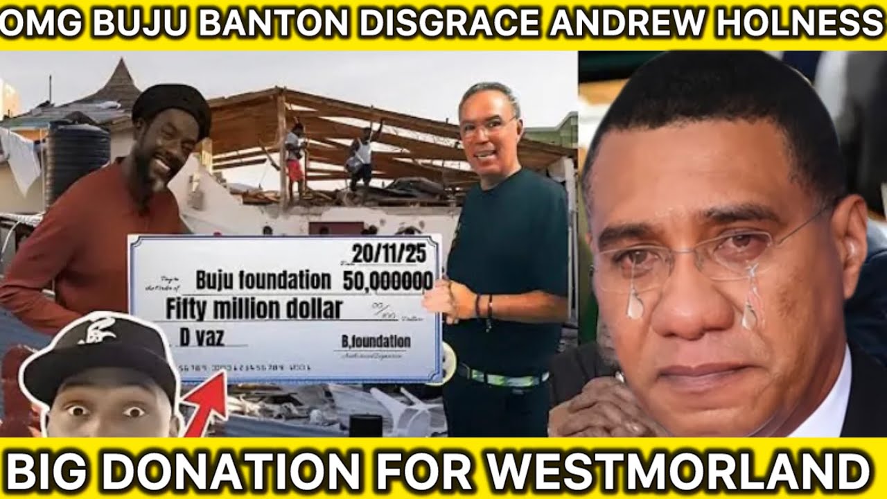 breaking news buju banton put Andrew Holness in his place Darrel vaz ...