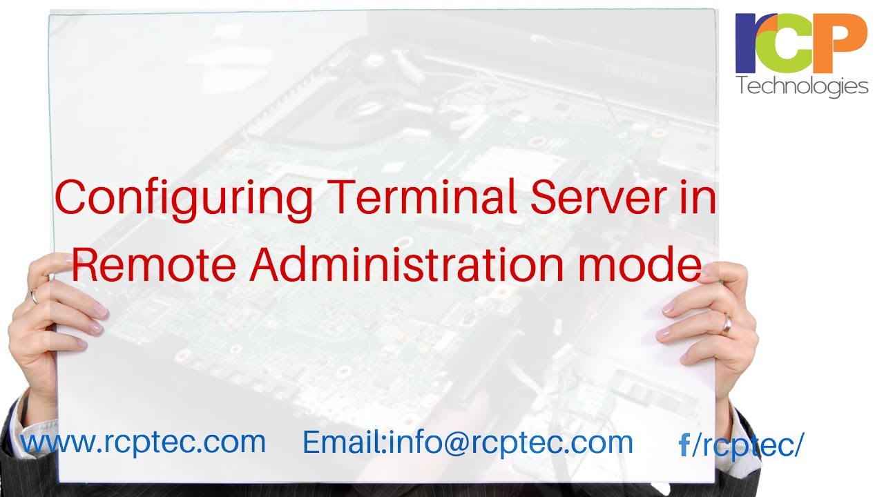 Configuring Terminal Server in Remote Administration mode - YouTube