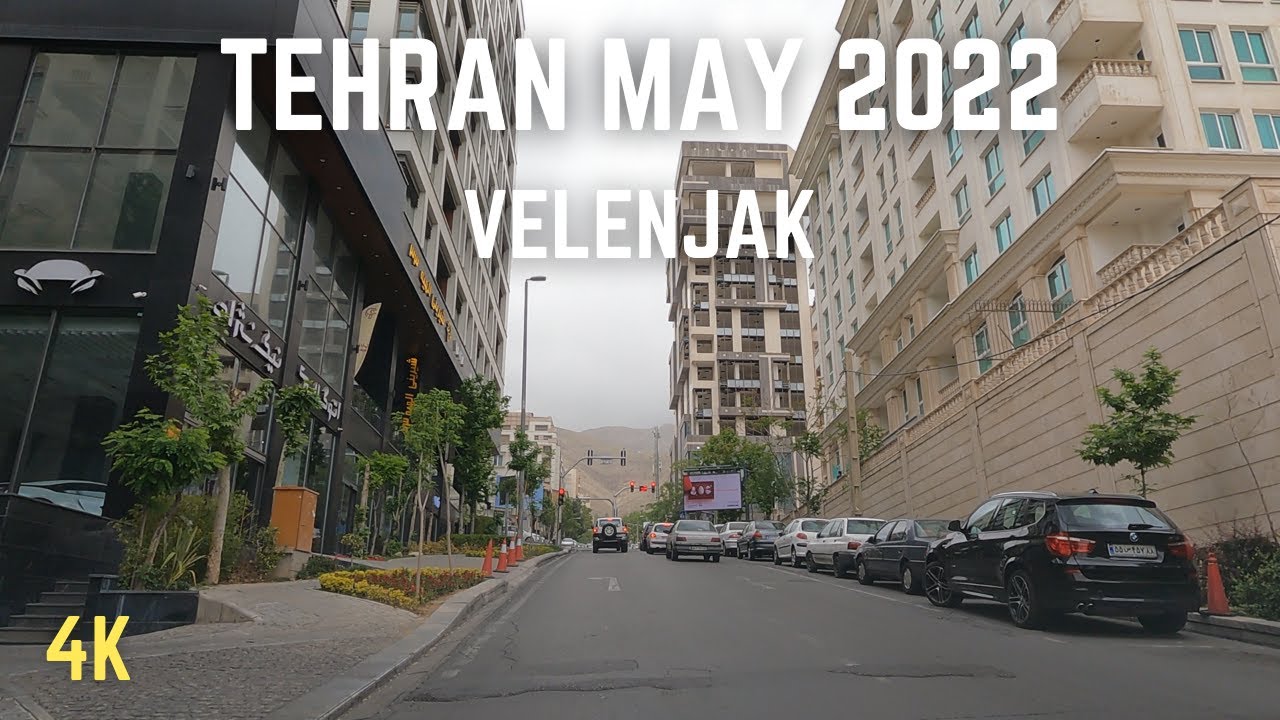 TEHRAN SPRING 2022 [4K] - Velenjak Neighborhood (منطقه ولنجک) - YouTube