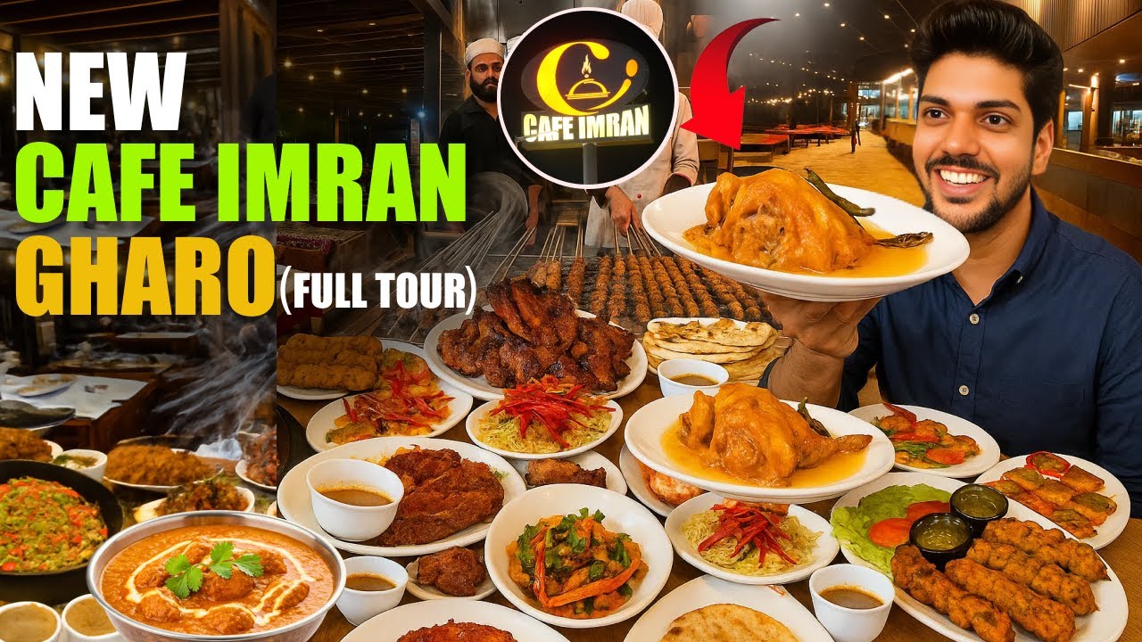 New Cafe Imran Gharo | Best Mutton Karahi, BBQ, Rosh & Mandi? | FLAT 40 ...