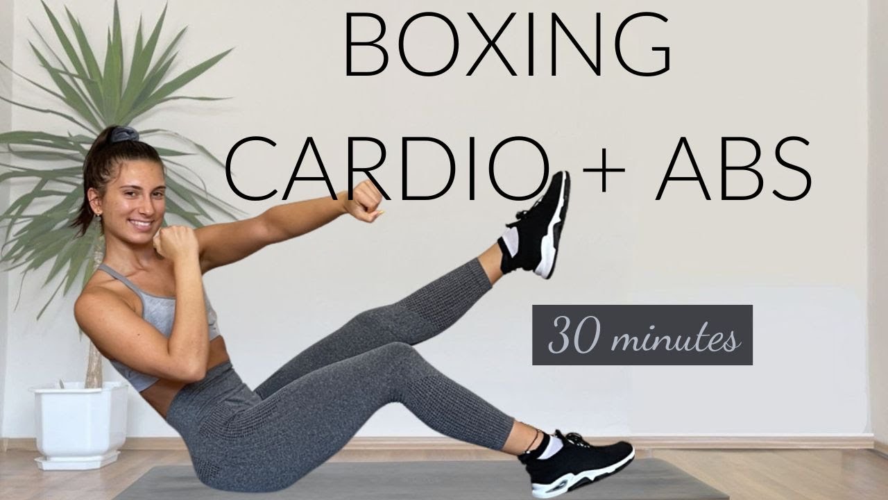 CARDIO BOXING vs ABS WORKOUT | 30 Minute Home Workout For Abs+Fatloss ...