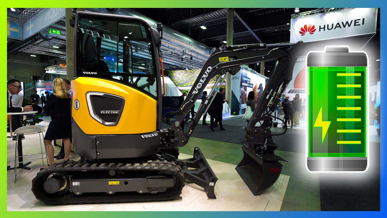 I saw a fully electric excavator for the first time! VOLVO electric ...