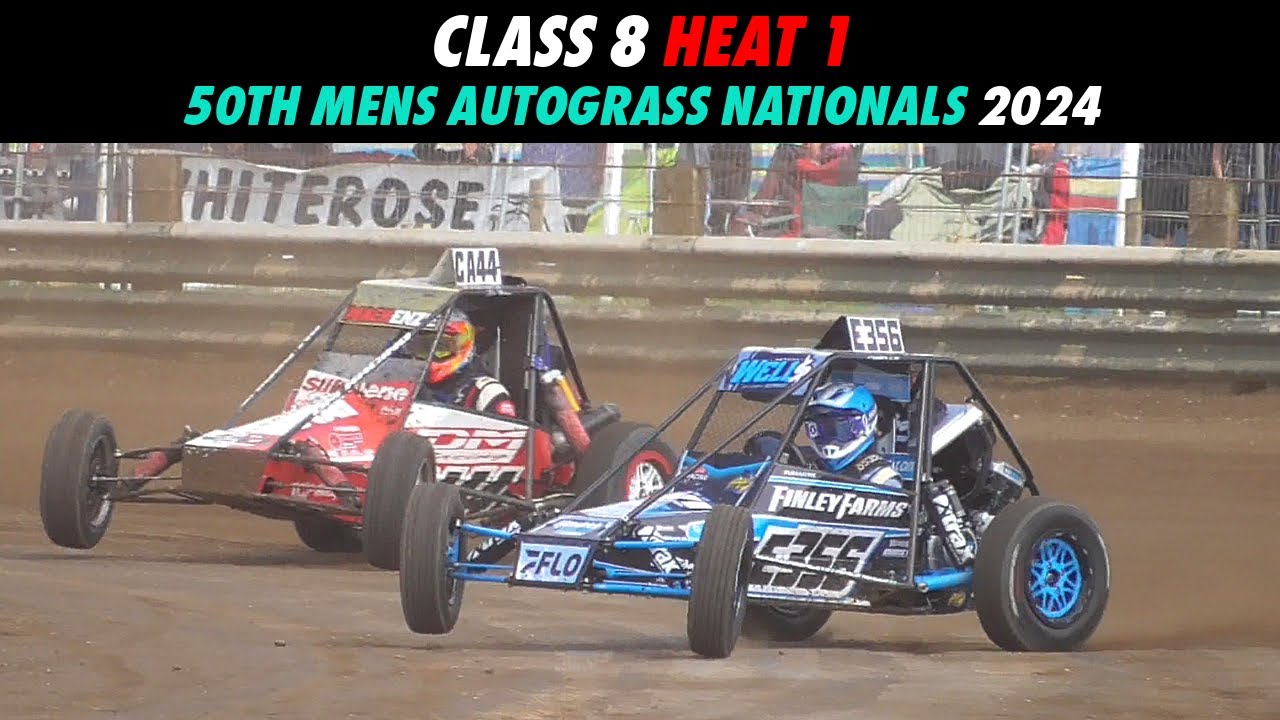 2024 Mens National Autograss Championships, Class 8 Heat 1 (ALL RACES ...
