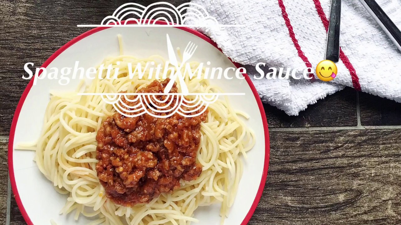 Spaghetti With Mince Sauce | Quick & Easy | Recipe! - YouTube