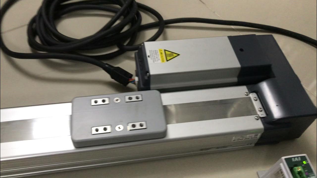 IAI Pcon CA + Slide cylinder RCP5-56P - YouTube