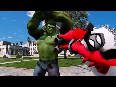 HULK VS FOUR ARMS BEN 10 EPIC BATTLE - YouTube